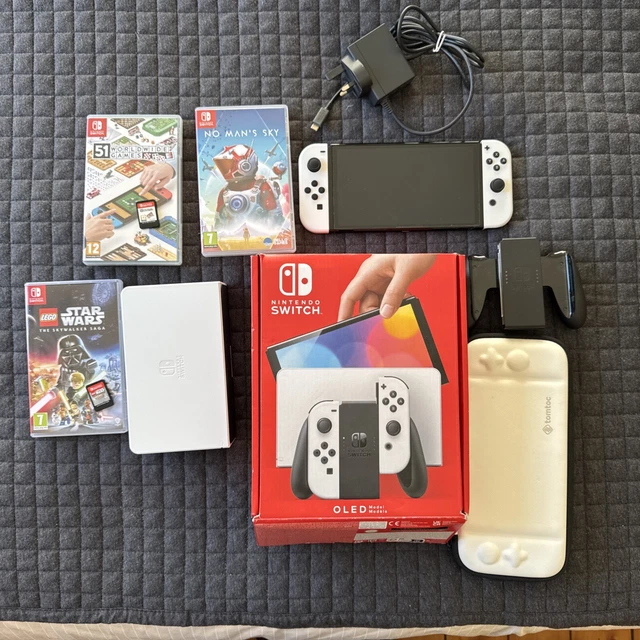 NINTENDO SWITCH OLED Model HEG-001 Handheld Console - 64GB - White £87. ...