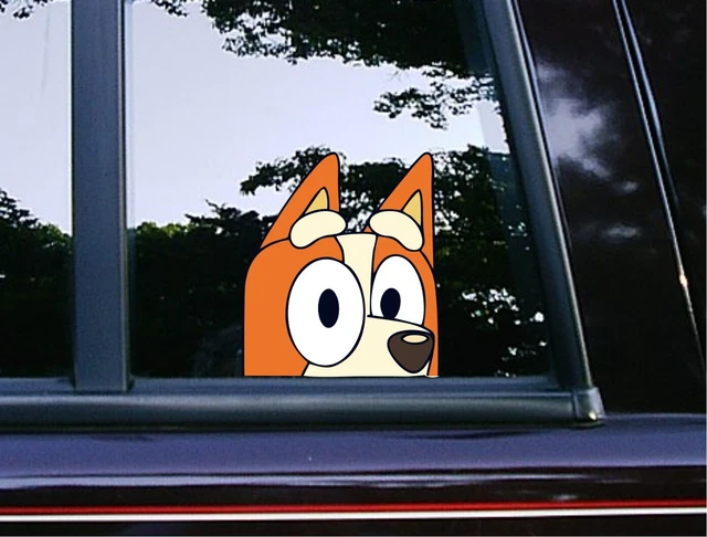 BINGO FROM BLUEY Peeking Bumper Window Vinyl Decal Kids Show Car Decals ...