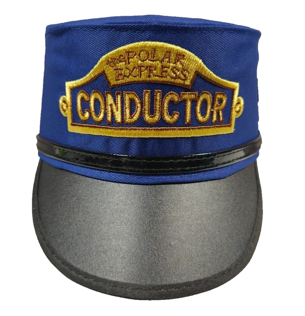 POLAR EXPRESS TRAIN Conductor Hat Cap - Warner Brothers - Size Youth ...