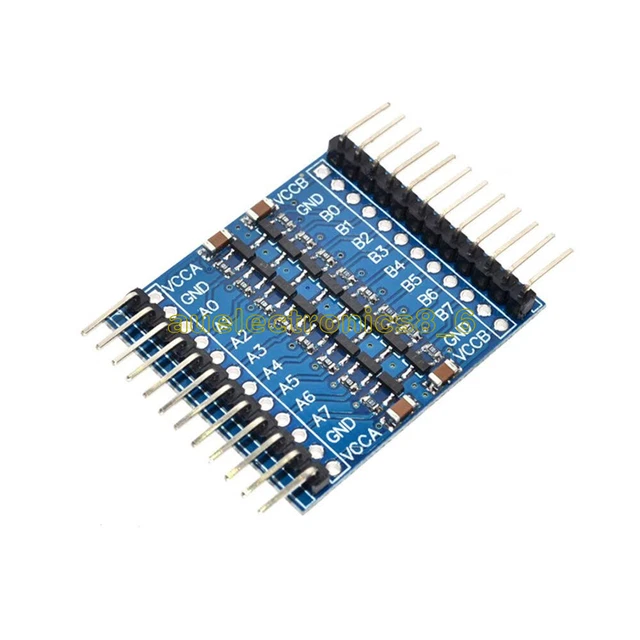 8-CHANNEL IIC UART SPI TTL Logic Level Converter 5V/3.3V Bi-Directional ...