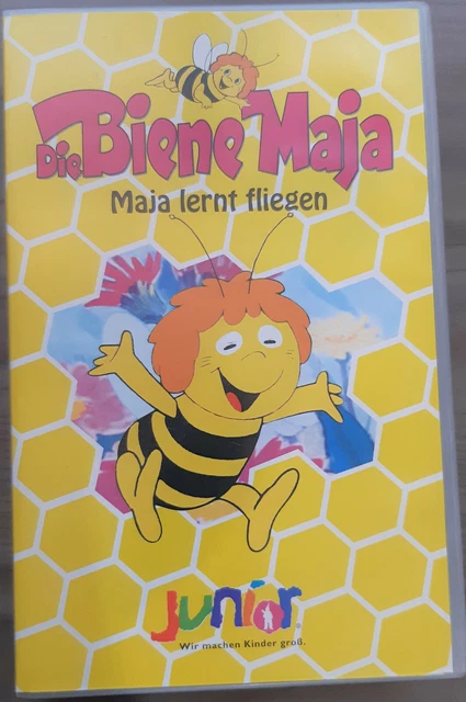 DIE BIENE MAJA Maja lernt fliegen FSK ohne Altersbeschränkung VHS gebr ...