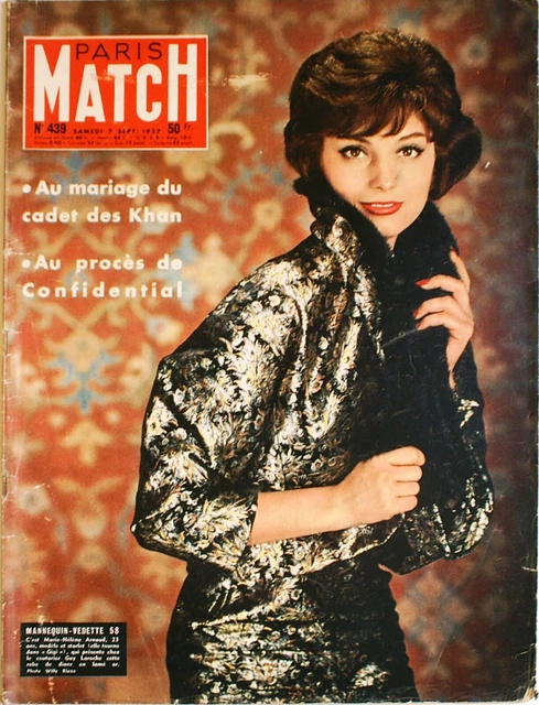 PARIS MATCH MARIE-HÉLÈNE ARNAUD ALFRED DE MUSSET RENE CLEAR ANTONELLA ...