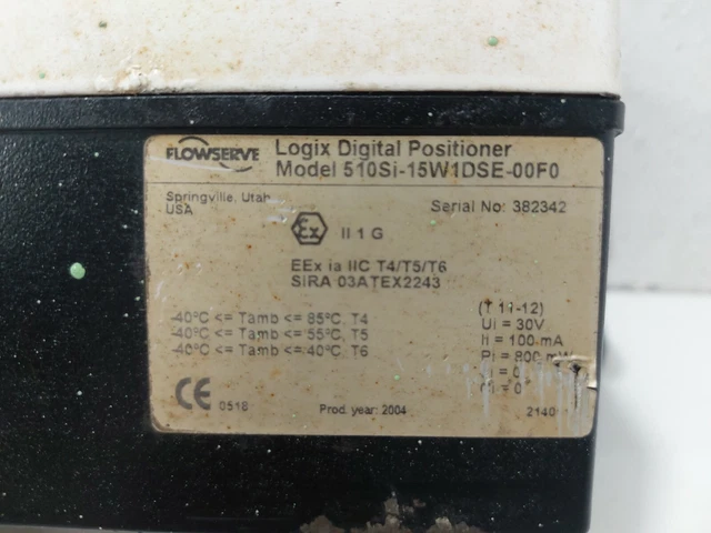 FLOWSERVE LOGIX 500SI Digital Positioner 510si-15W1DSE-00F0 (1) £445.66 ...