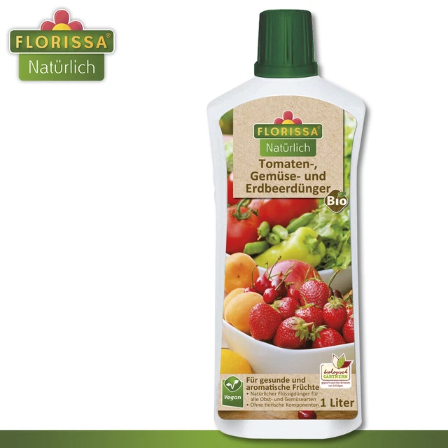 FLORISSA 1 L Tomates Légumes Et Erdbeerdünger Bio Aromatique Fruits EUR ...