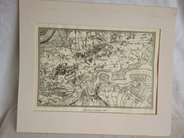 OLD MAP OF Chattenden Reproduced from 1805 original £8.00 - PicClick UK