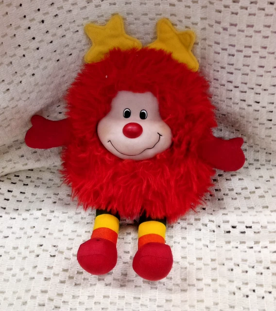 VINTAGE RAINBOW BRITE Bright Red 12" Plush Sprite 1983 Mattel (1053) £9 ...
