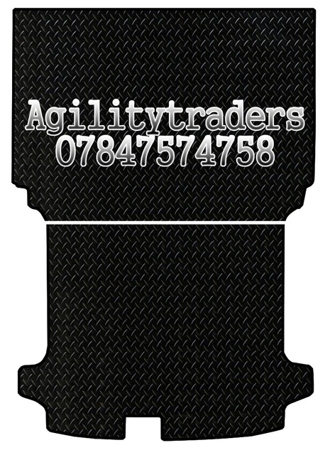 FORD TRANSIT CUSTOM Swb 2013-2021 Tailored Heavy Duty Rubber Rear Floor ...