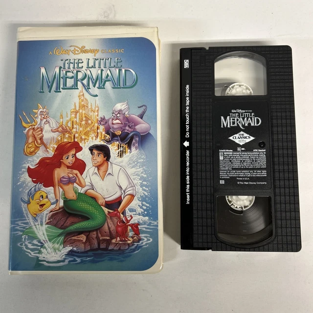 DISNEY CLASSIC 1989 VHS the Little Mermaid Black Diamond Edition £7.07 ...