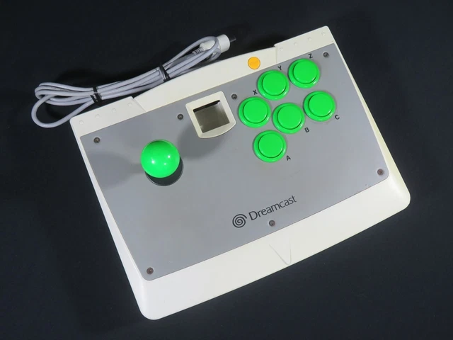 ARCADE STICK DREAMCAST controller Sega DC tested Joystick Japan hkt ...