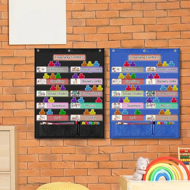 LEARNING CENTER POCKET Chart Educational Chart Teaching Material ...