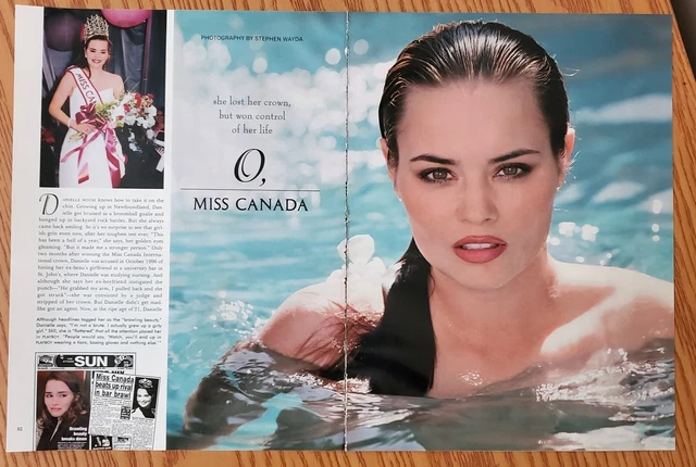 PLAYBOY PICTORIAL ONLY - Miss Canada DANIELLE HOUSE Dec, 1997 8 Pages £ ...