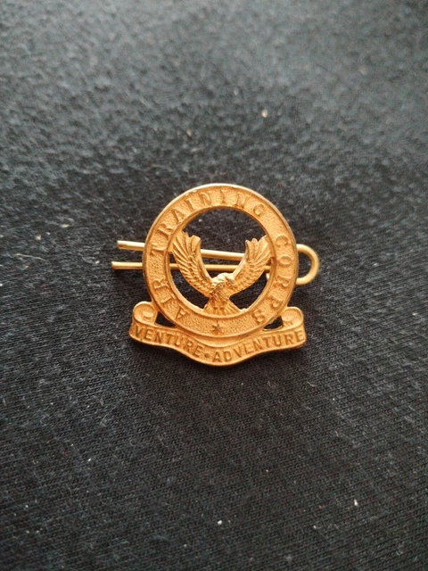 ROYAL AIR FORCE RAF WW2 Air Training Corps ATC Officer's Gilt Collar ...