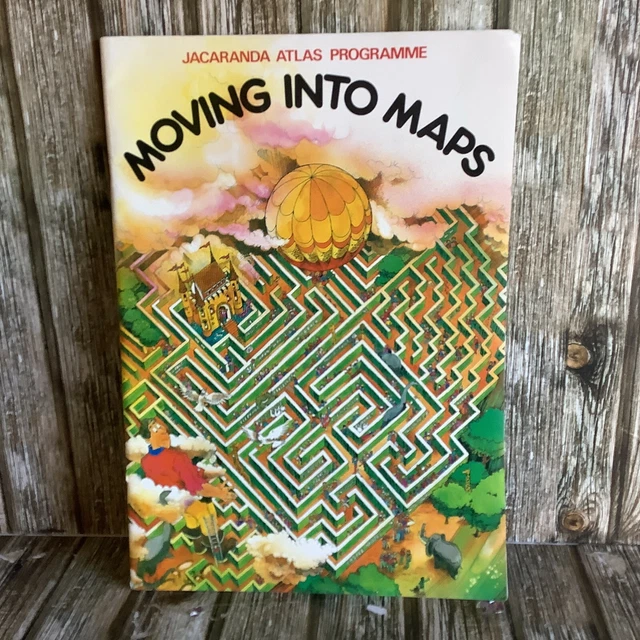 MOVING INTO MAPS - Vintage Jacaranda Atlas Programme Book - Complete ...