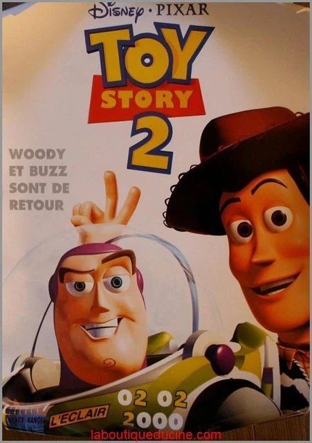 TOY STORY 2 Affiche Cinéma 53x40 cm ROULEE Movie Poster DISNEY PIXAR ...