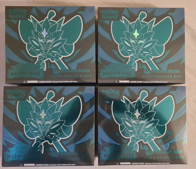4*POKÉMON TCG: SCARLET & Violet-Twilight Masquerade Pokémon Center ETB ...
