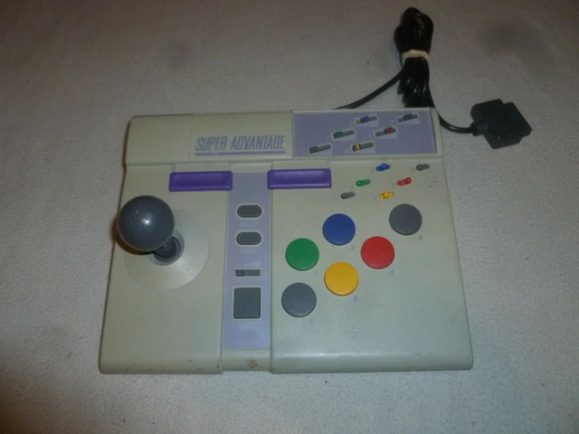 SUPER ADVANTAGE JOYSTICK Controller For Super Nintendo / SNES - BOXED ...