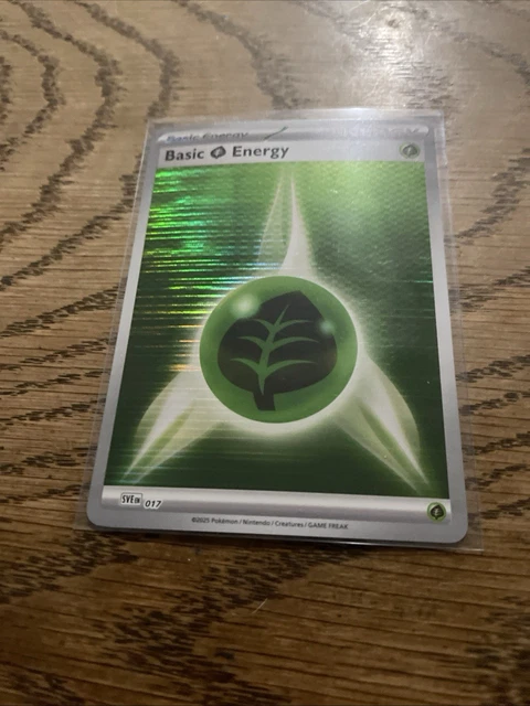 POKEMON SV: BLACK Bolt & White Flare -Basic Grass Energy 017 - Holo £0. ...