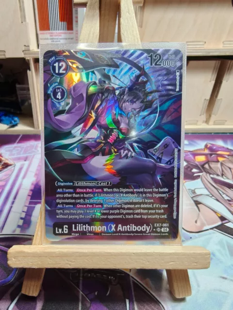 DIGIMON TCG - Lilithmon (X Antibody) - EX7-061 - SR - Alternate Art £22.02 - PicClick UK