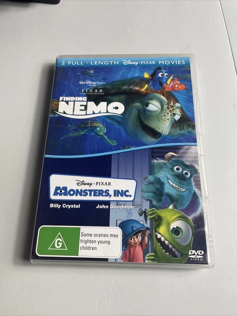 FINDING NEMO / Monsters Inc. Limited Edition dvd movies region 4 pal ...