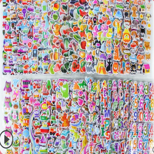 GIFT RANDOM 1 sheet Stickers Teacher Rewards Festivals Children good ...