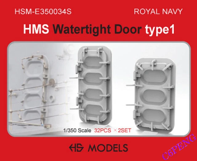 HS-MODEL E350034S 1/350 HMS Watertight Door type1 EUR 24,98 - PicClick FR