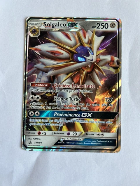 CARTE POKÉMON : Solgaleo GX SM104 Promo Soleil & Lune Française EUR 7 ...