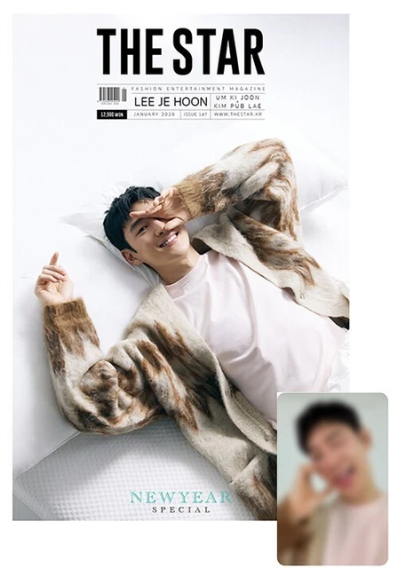 THE STAR KOREA January 2026 Lee Je-hoon Cover, Um Ki-joon, Kim Pub-Lae ...