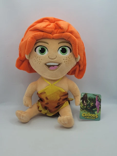 DREAMWORKS THE CROODS A New Age Cave Girl 10"Plush Soft Toy Teddy Pre ...