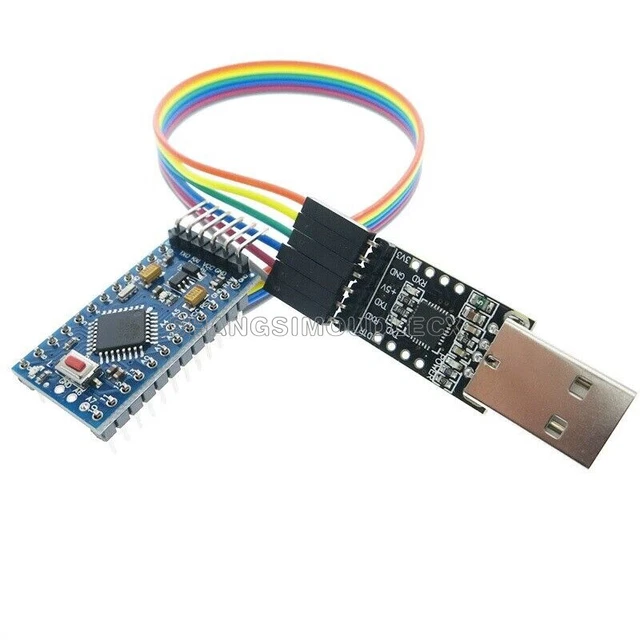PRO MINI ATMEGA328 5V 16M For Arduino +CP2102 USB 2.0 to UART TTL ...