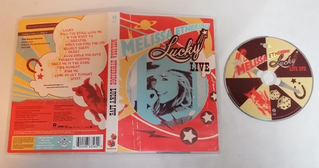 DVD - MELISSA Etheridge Lucky Live 2004 NTSC Region 0 USA Import Plays ...