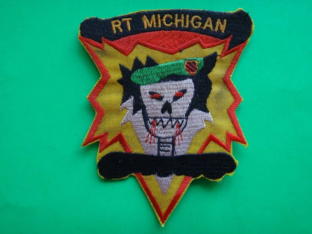 US 5TH SFG MACV-SOG Recon Team RT MICHIGAN Patch From Vietnam War Era ...