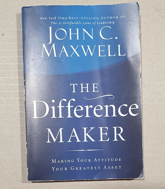 THE DIFFERENCE MAKER - John C. Maxwell $15.95 - PicClick AU