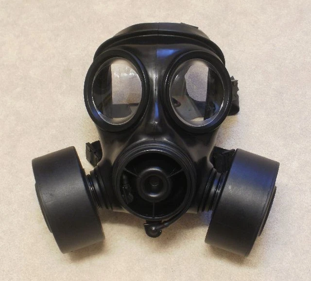 S10 RESPIRATOR RUBBER Gas Mask Dual Filter Version Size 2 Large £59.00 ...