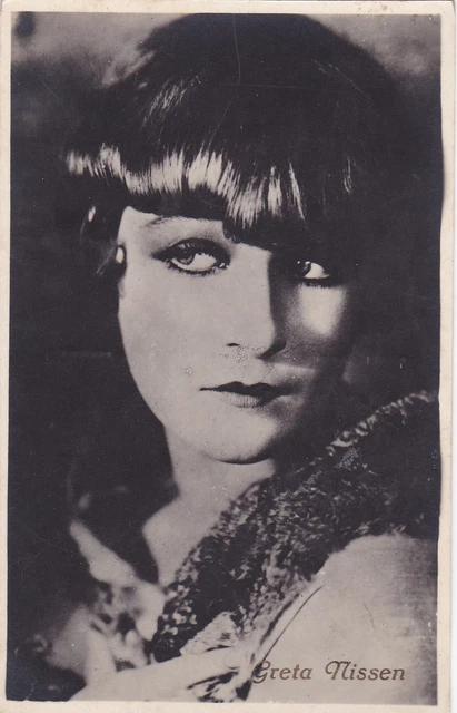 CARTOLINA ATTORI/ACTORS CINEMA/MOVIE GRETA NISSEN anni '20 Ed. Falci ...