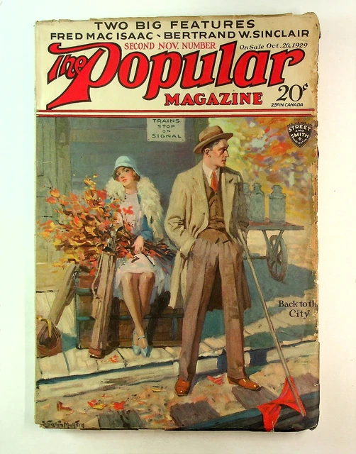 POPULAR MAGAZINE PULP Nov 20 1929 Vol. 97 #5 VG £41.92 - PicClick UK