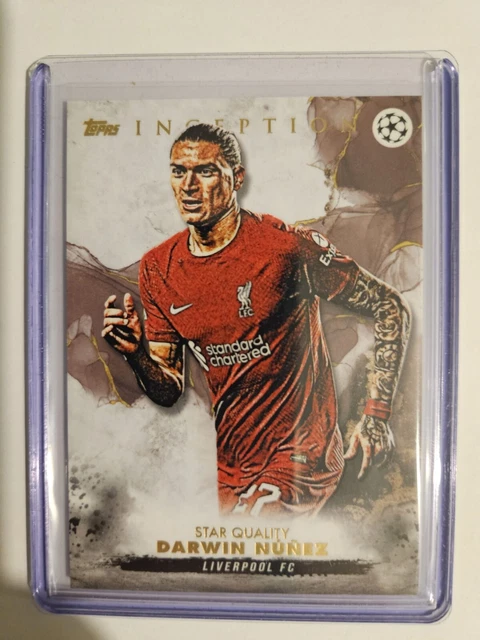 2023 TOPPS INCEPTION UEFA Star Quality DARWIN NUNEZ Liverpool Salah EUR ...