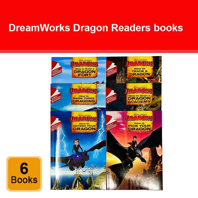 HOW TO TRAIN Your Dragon Dreamworks Colour Early Readers 6 Books ...