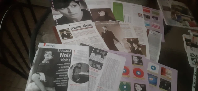 BARBARA CHANTEUSE PRESSE (voir détail) EUR 25,00 - PicClick FR