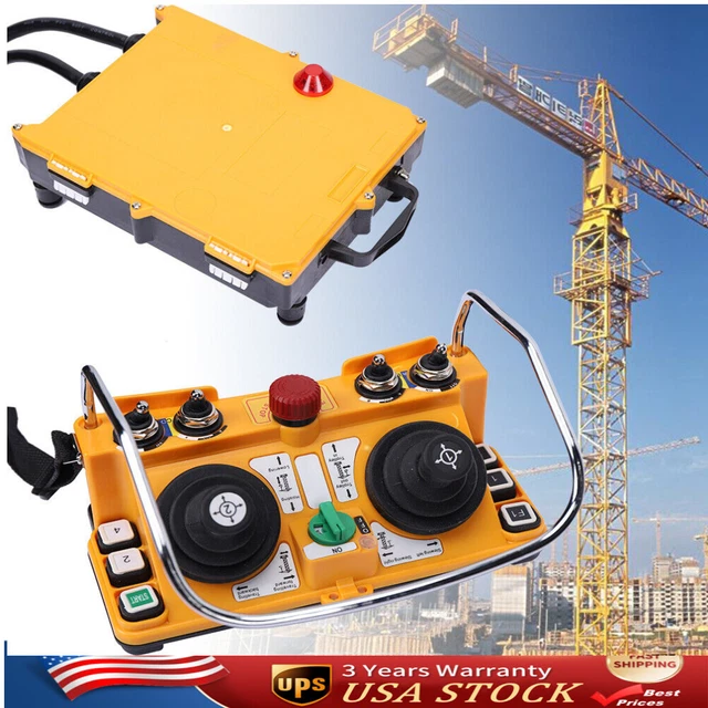 F24-60 TELECRANE WIRELESS Industrial Remote Controller Radio Hoist ...