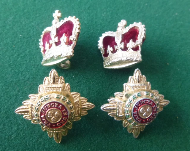 BRITISH ARMY OFFICER'S Rank Badges - Pips and Crowns - Lieutenant ...