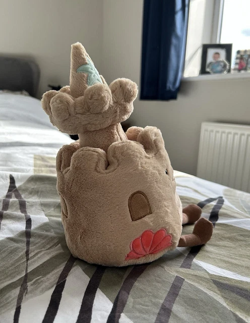 JELLYCAT AMUSEABLE SAND Castle Toy: Brand New Includes Tags Valentine's ...