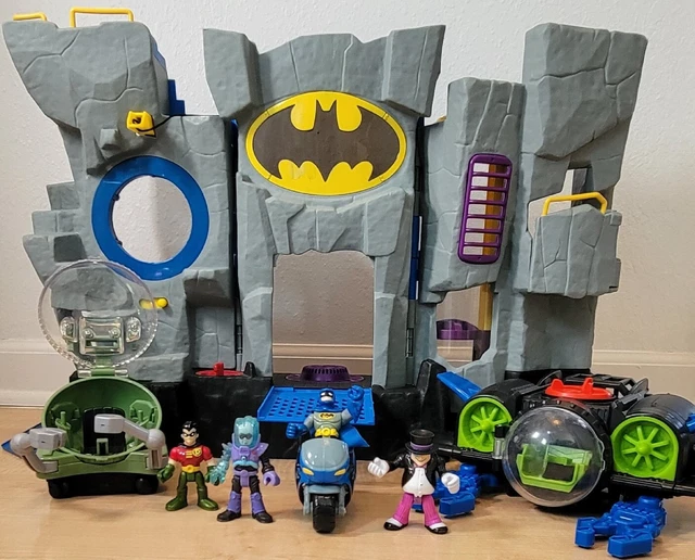 IMAGINEXT BATMAN BATCAVE Playset DC Super Friends Fisher-Price Set Hero ...