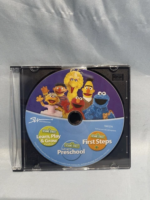 SESAME STREET LEARN Play & Grow Lets go to Preschool First steps (PC ...