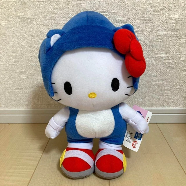SEGA SANRIO SONIC The Hedgehog x Hello Kitty Plush Doll Limited Edition ...