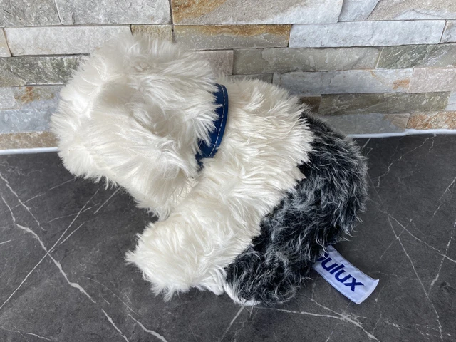 OFFICIAL DULUX DOG Old English Sheepdog Soft Plush Toy 9” Blue Collar ...