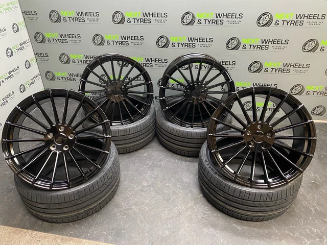 21'' INCH ALLOY Wheels BMW X6 X5 M Gloss Black 10J & 11.5J With New ...
