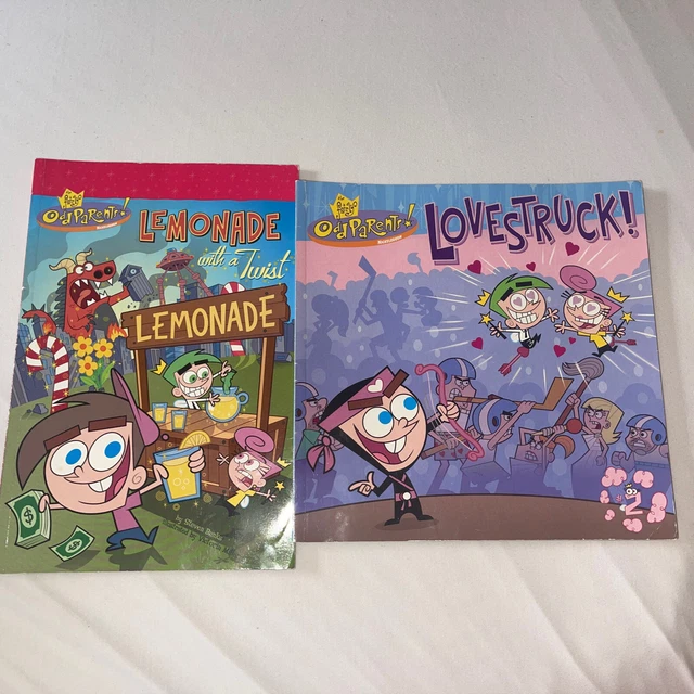FAIRLY ODD PARENTS lot 2 Books Lemonade with a Twist Lovestruck ...