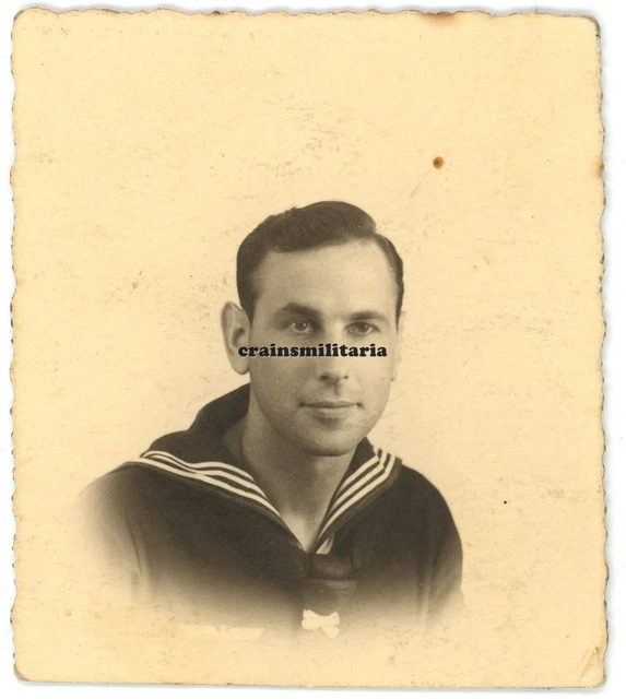 ORIG. FOTO PORTRAIT Kriegsmarine Matrose in NICE Frankreich EUR 9,99 ...