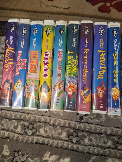 HUGE DISNEY VHS Lot 44 titles ve rare black diamond edition £30.36 ...