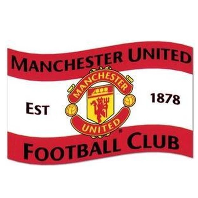 MANCHESTER UNITED FLAG 5ft x 3ft - Premium Fabric Eyelets £7.99 ...